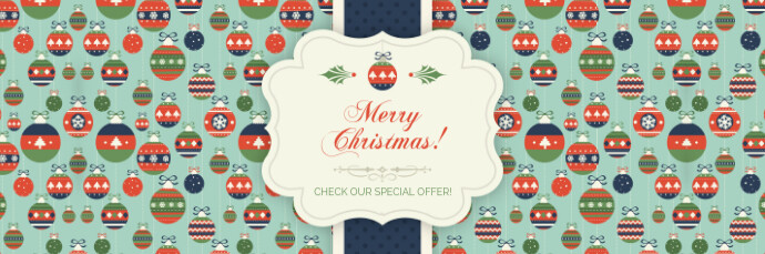 Colorful Christmas Email Header Template Design | PosterMyWall