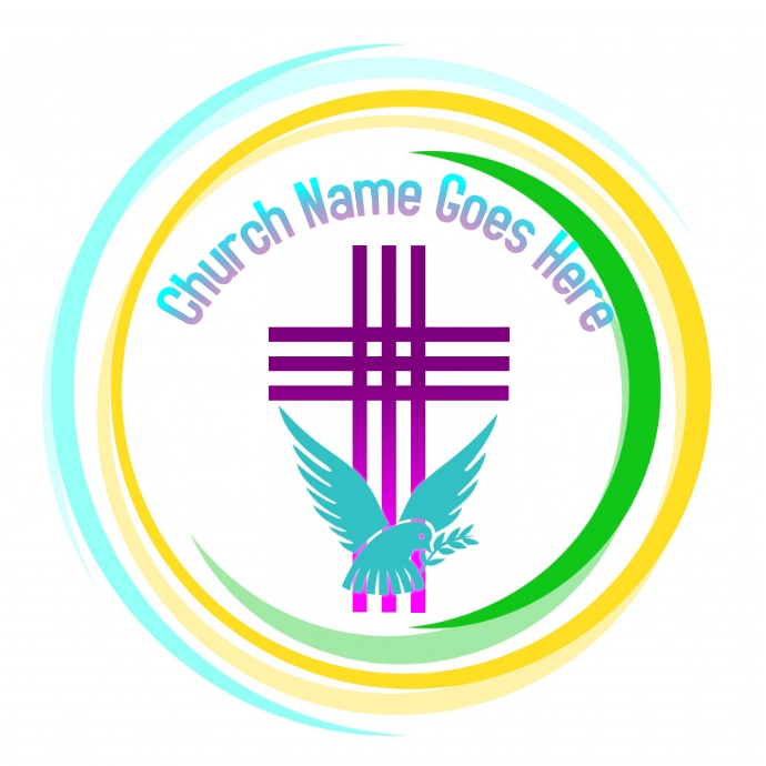 Colorful church logo Template | PosterMyWall
