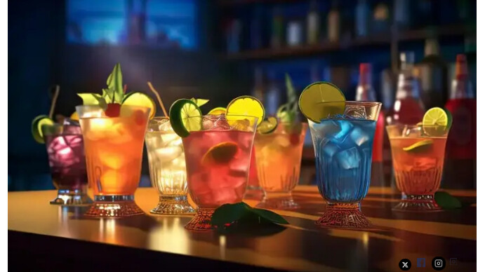 colorful cocktails Template | PosterMyWall