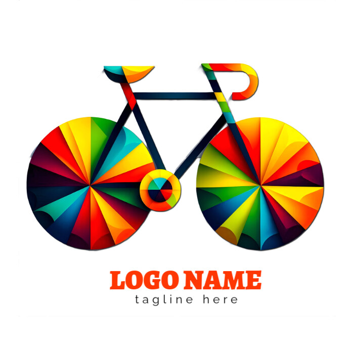 colorful cycle cycling logo Template | PosterMyWall