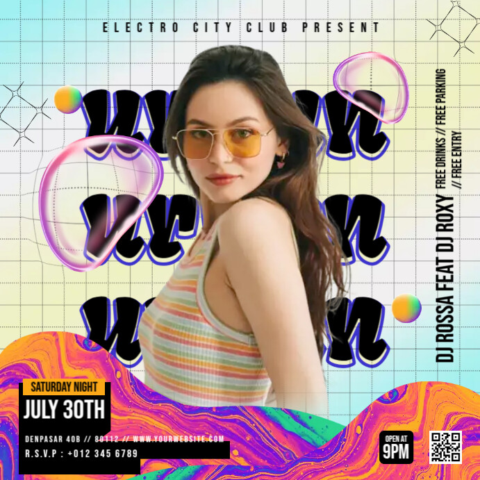 Colorful Fashion Post Templat | PosterMyWall