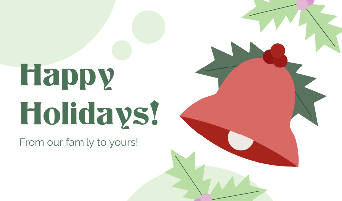 Colorful Fun Illustrated Christmas Message Template | PosterMyWall