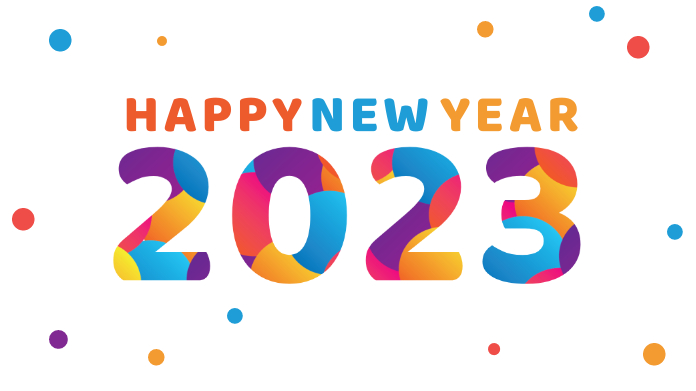Colorful Happy New Year 2023 twitter post Template | PosterMyWall