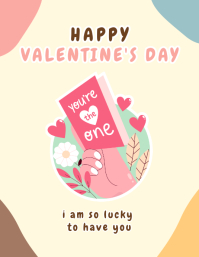 Colorful Happy Valentines Day Quotes Illustra Template | PosterMyWall