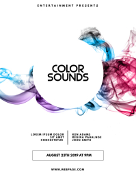 Color Powder Party Event Flyer Template | PosterMyWall