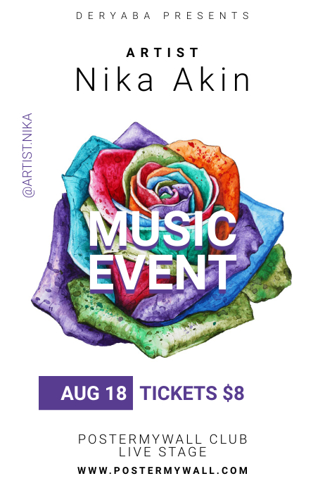Copy of Colorful Rose Poster Event Template | PosterMyWall