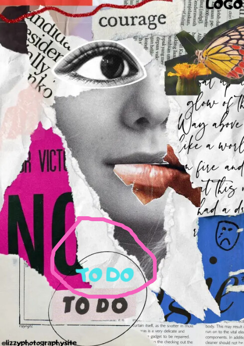 Modèle Colorful Torn Vintage Collage Art flyer | PosterMyWall