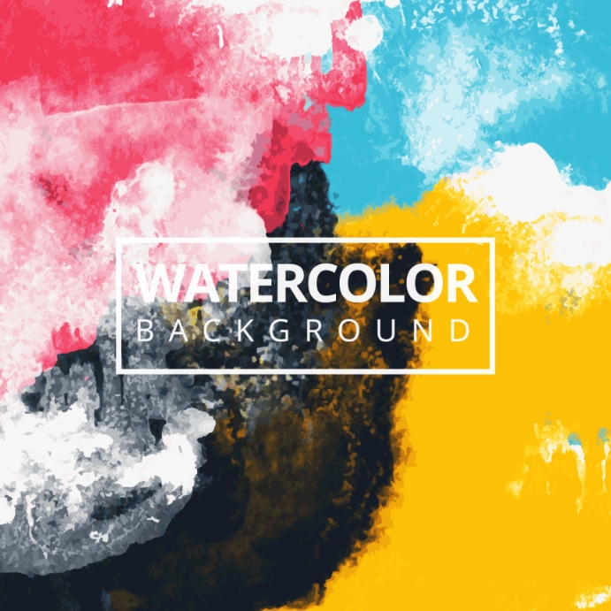 Colorful watercolor background Template | PosterMyWall