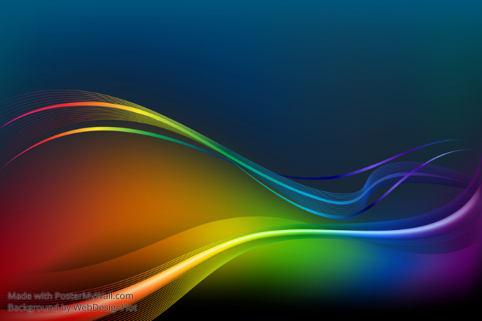 Salinan Colorful Waves and Lines | PosterMyWall