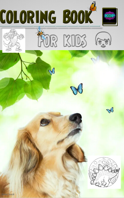 Coloring Kindle/book Covers Template | PosterMyWall