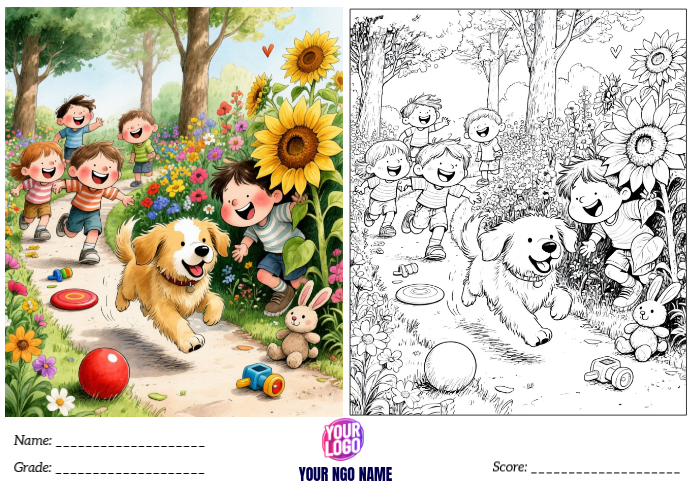 Children's Activity Sheet A4 Template | PosterMyWall