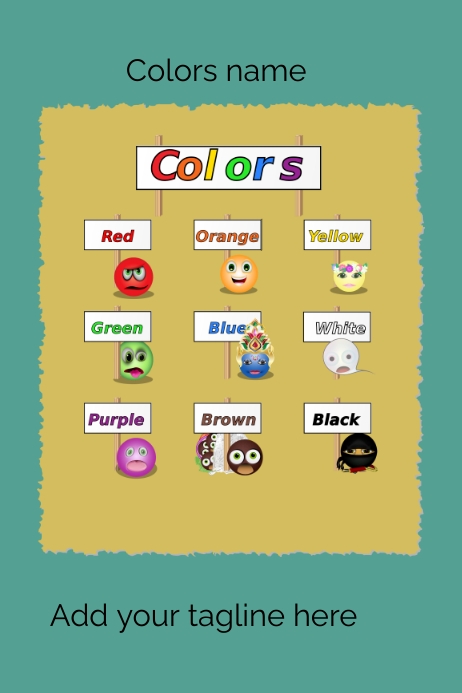 colors name Template | PosterMyWall