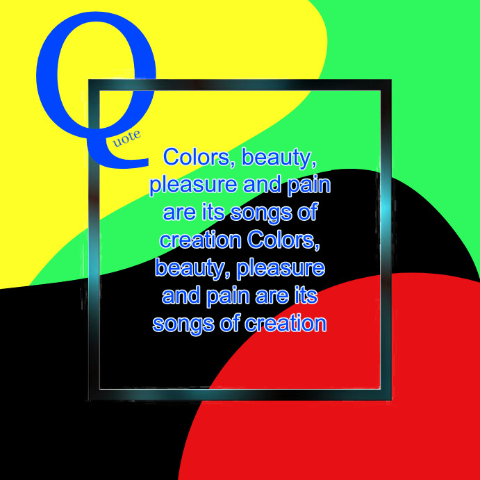 Plantilla de Colour mix quote template | PosterMyWall