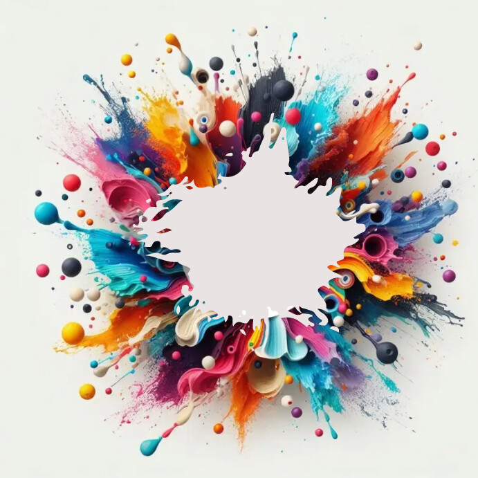 Colour Painting Template | PosterMyWall