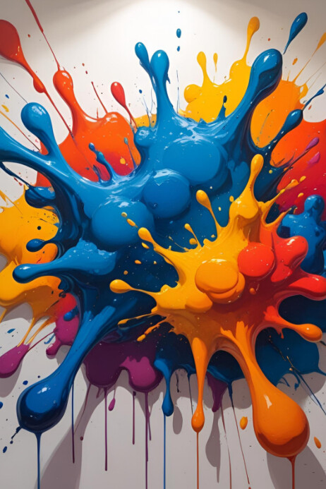 Colour Splash Poster Background Template | PosterMyWall