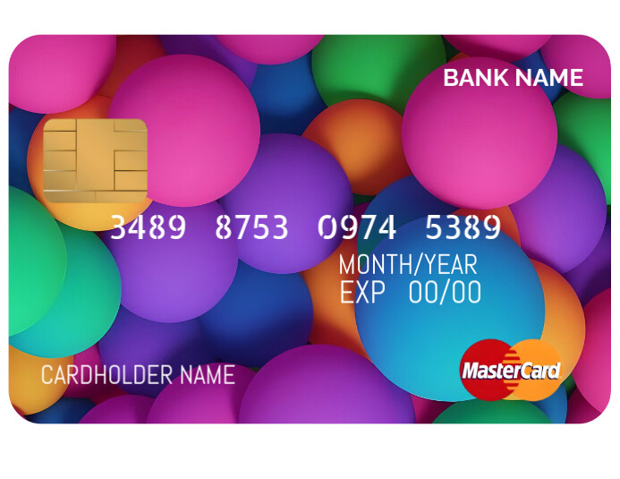 Copy of Colourful Bank Credit Debit Atm Card Flyer (us Letter ...