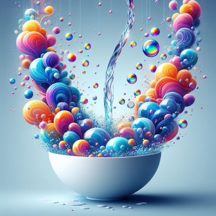 Colourful bubbles Template | PosterMyWall