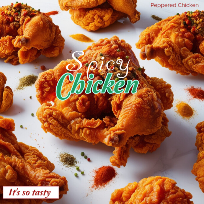 Plantilla de Colourful chicken flyer | PosterMyWall