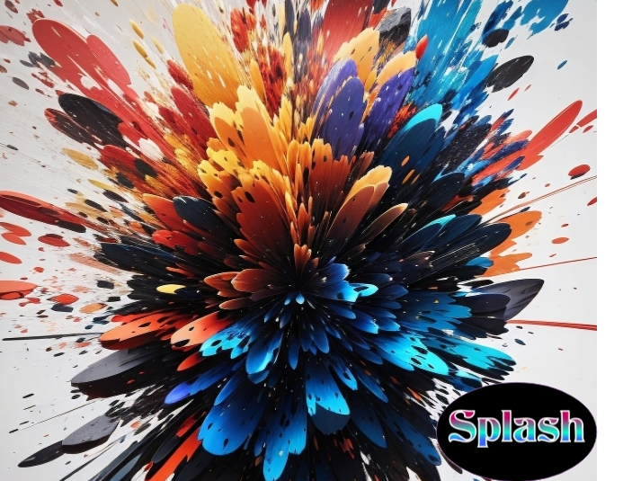 Colourful Ink splash Template | PosterMyWall