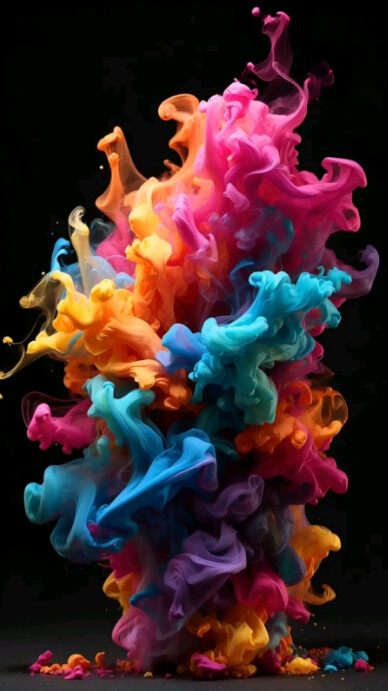 Copy of Colourful Paint Explosion | PosterMyWall