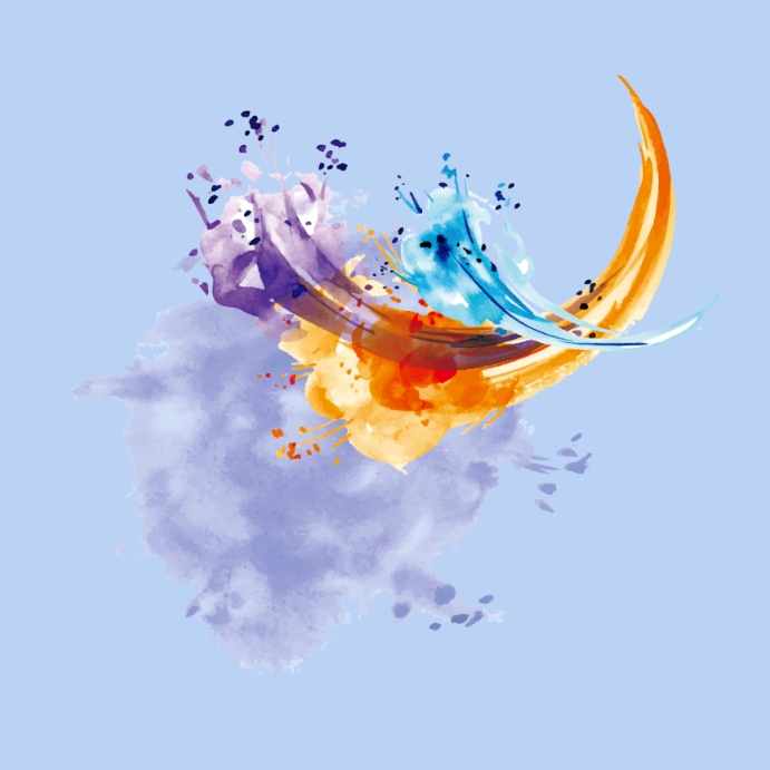Colourful paint splash background Template | PosterMyWall