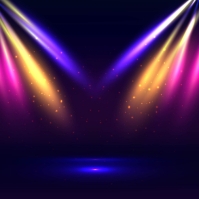 Colourful rays of light design Template | PosterMyWall