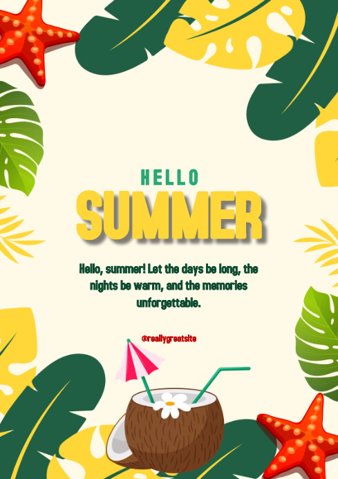 Copy of colourful summer IG Post | PosterMyWall