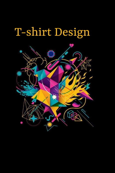 Colourful T-shirt Template | PosterMyWall