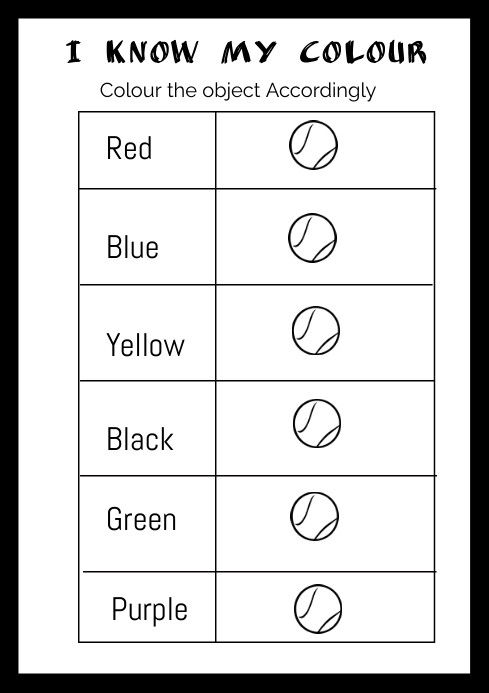 Colouring For kids / Toddlers Template | PosterMyWall