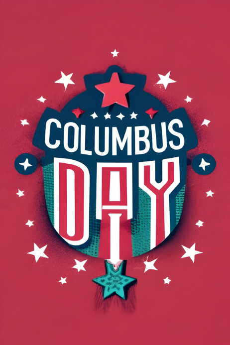 Columbus day celebration template | PosterMyWall