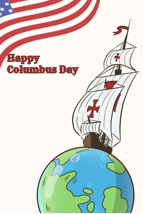 Columbus Day Template | PosterMyWall