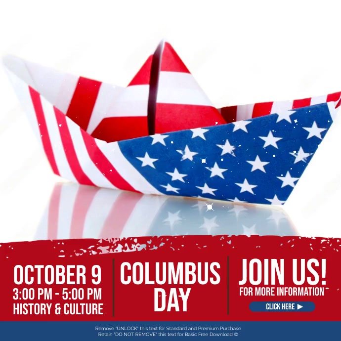 Copy of Columbus Day | PosterMyWall