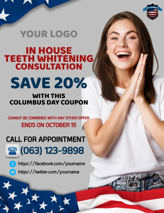 Columbus Day - Flyer Template | PosterMyWall