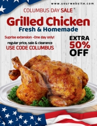 Columbus Day - Flyer Template | PosterMyWall