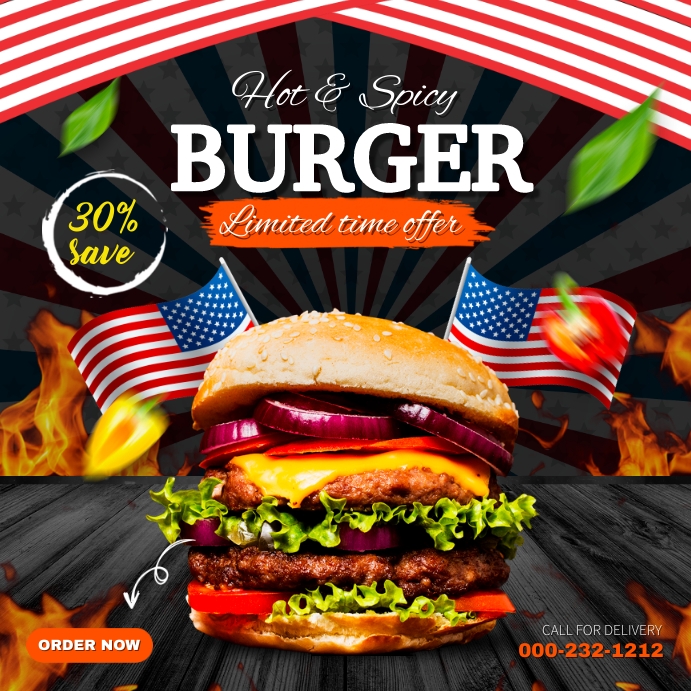 Columbus Menu Offer Template | PosterMyWall