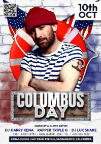 Columbus Party Flyer Template | PosterMyWall
