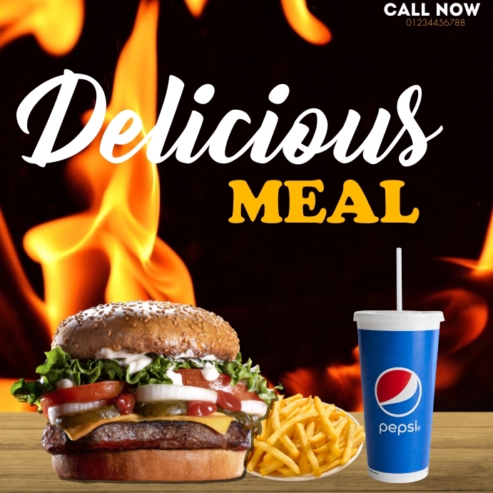 Copy of combo meal flyer template | PosterMyWall