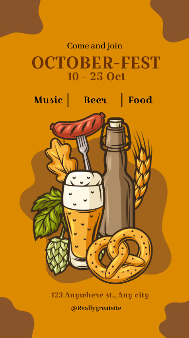 Come and Join Oct Fest 2022 Template | PosterMyWall