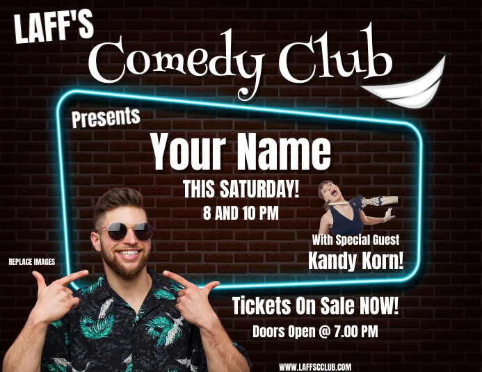 Copy of COMEDY CLUB FLYER | PosterMyWall