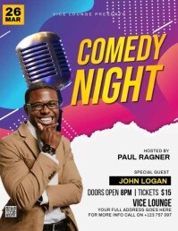 Comedy Night Template | PosterMyWall