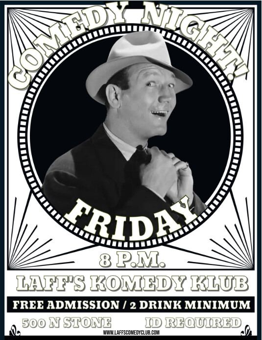 COMEDY NIGHT Template | PosterMyWall