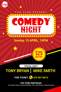comedy night Template | PosterMyWall