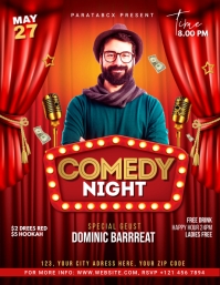 Comedy Night Flyer Template | PosterMyWall