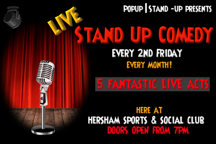 Copy of Comedy Poster | PosterMyWall