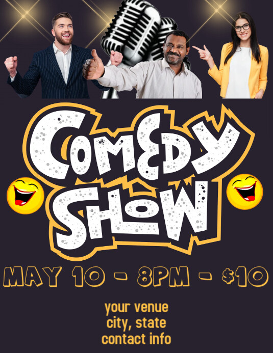 comedy show Template | PosterMyWall