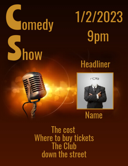 comedy show Template | PosterMyWall