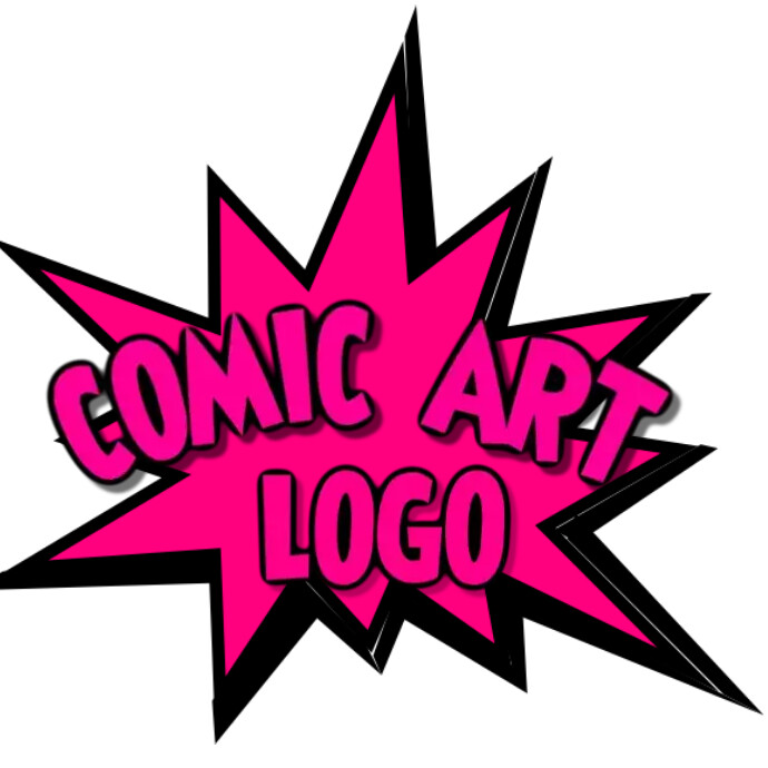 Copy of Comic art logo | PosterMyWall