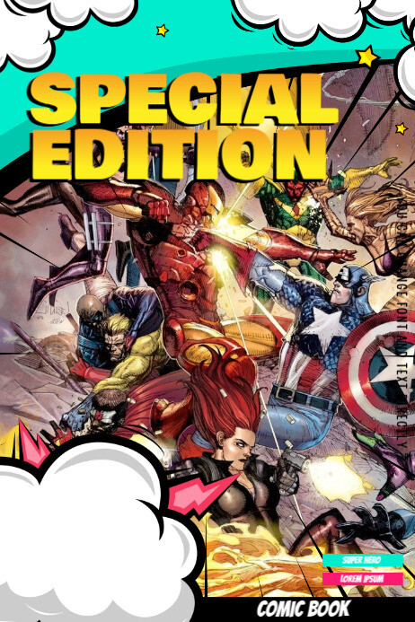 Comic Book Template | PosterMyWall