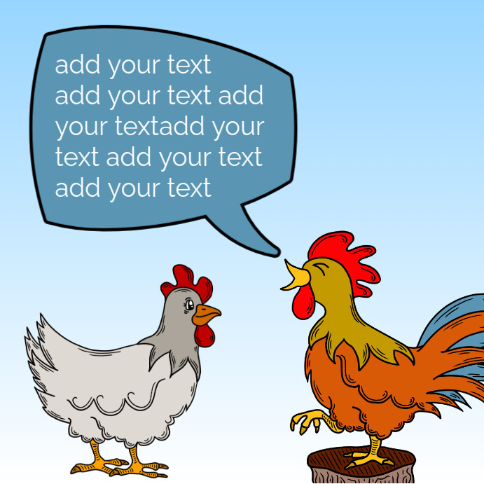 Copy of comic cartoon story talk qoutes | PosterMyWall