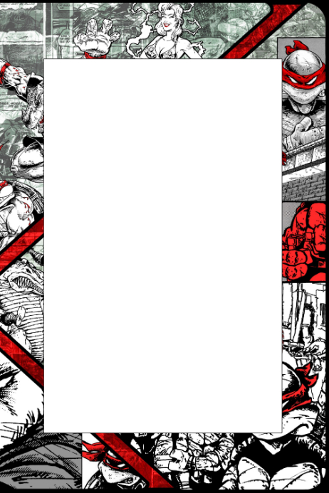 Comic Party Prop Frame | PosterMyWall